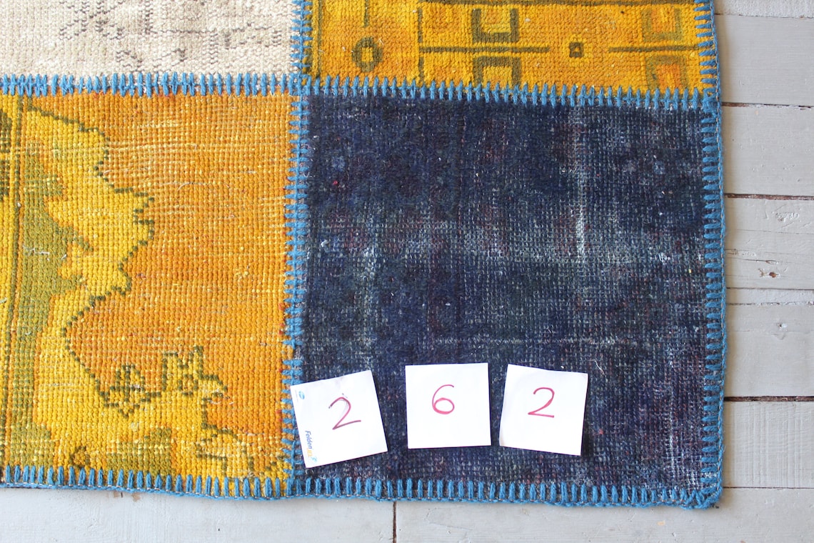 Multicoloured Handmade Patchwork Rug Ethnic Decorative Rug - Etsy