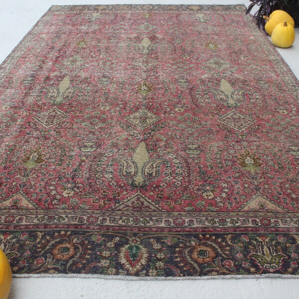 Large Vintage Rug - Etsy