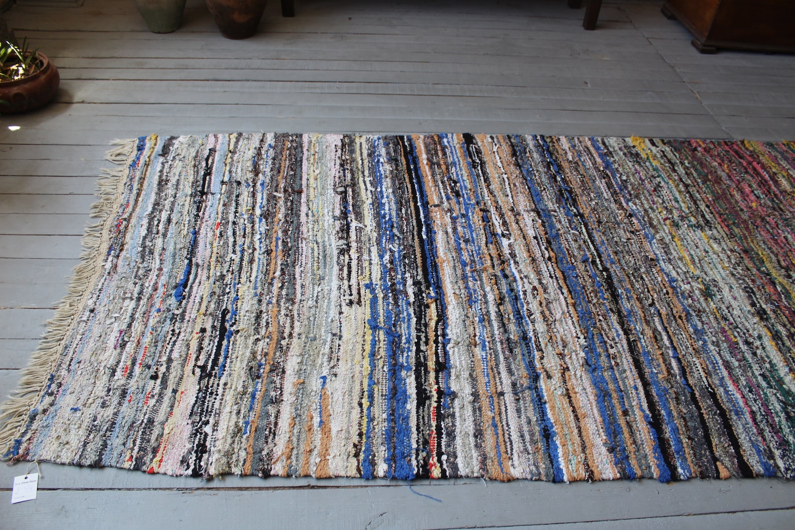 4'3x10'2 Ft Vintage RAG RUG Vintage - Etsy