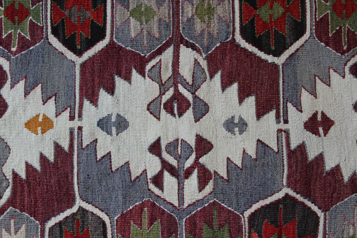 2'7"x4'9" Vintage Mut Kilim,bohemian Wool Kilim, Ethnic Area Kilim ...
