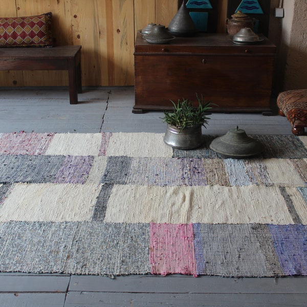 Vintage Rag Rug - Etsy