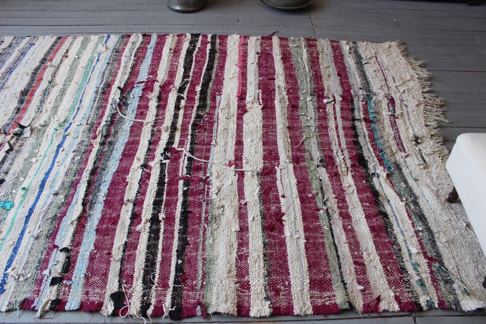5'3x8'4 Ft Vintage RAG RUG Ethnic Rag - Etsy