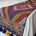 21x83 Inch Kilim Throw, Bohemian Throw, Ethnic Kilim Throw, Ethnic Blue ...