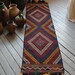 21x83 Inch Kilim Throw, Bohemian Throw, Ethnic Kilim Throw, Ethnic Blue ...