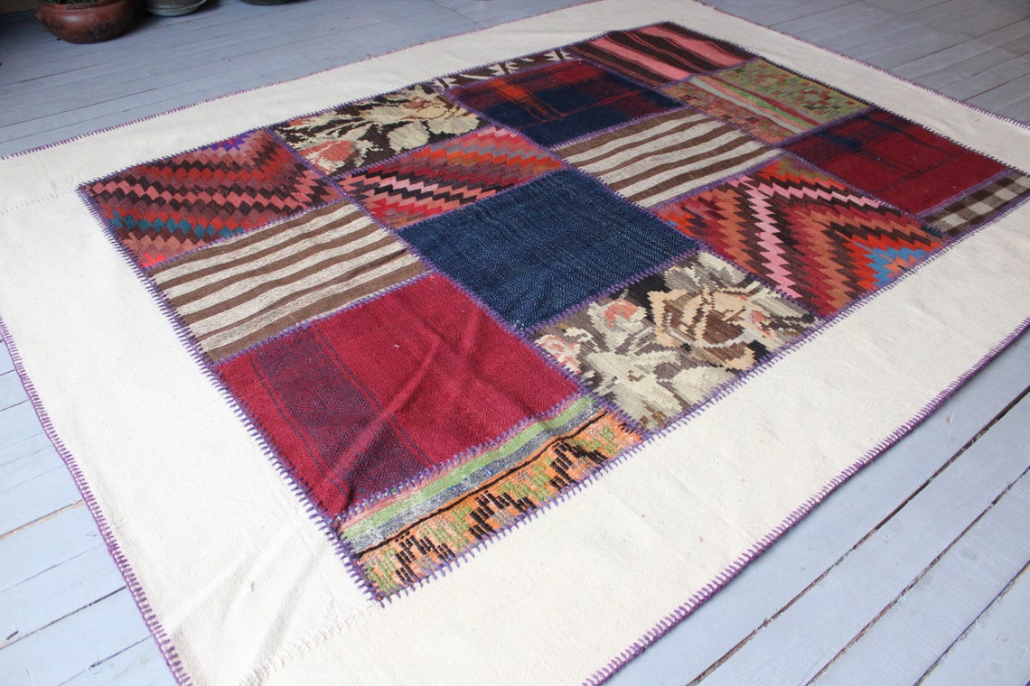 Patchwork Kilim Rugbohemian Kilim Ethnic Kilim anatolian | Etsy