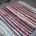 5'3x8'4 Ft Vintage RAG RUG, Ethnic Rag Rug, Bohemian Rag Rug, Turkish ...