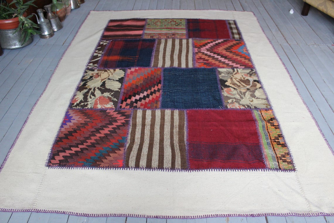 Patchwork Kilim Rugbohemian Kilim Ethnic Kilim anatolian | Etsy