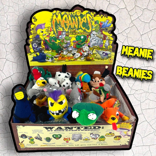 Meanies Plush Toy - Etsy UK