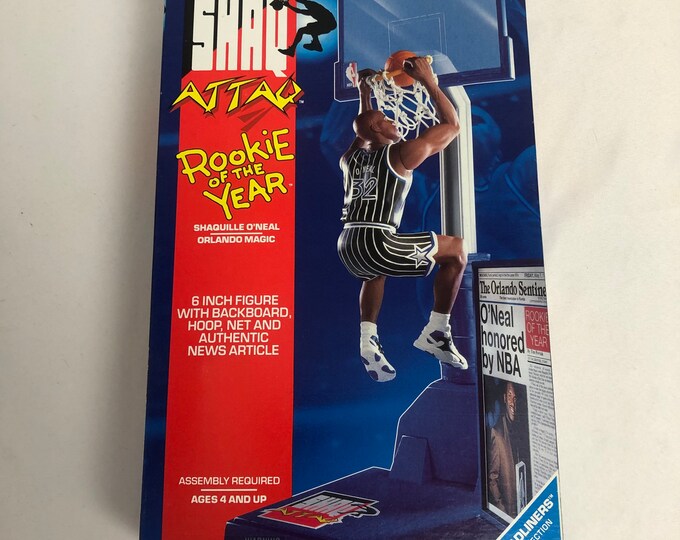 Vintage Shaq Attaq Action Figure / 1993 All Star / 90s Toy / Basketball ...