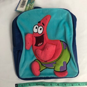 Fuzzy Patrick Star Backpack / Viacom / Nickelodeon / Sponge Bob ...