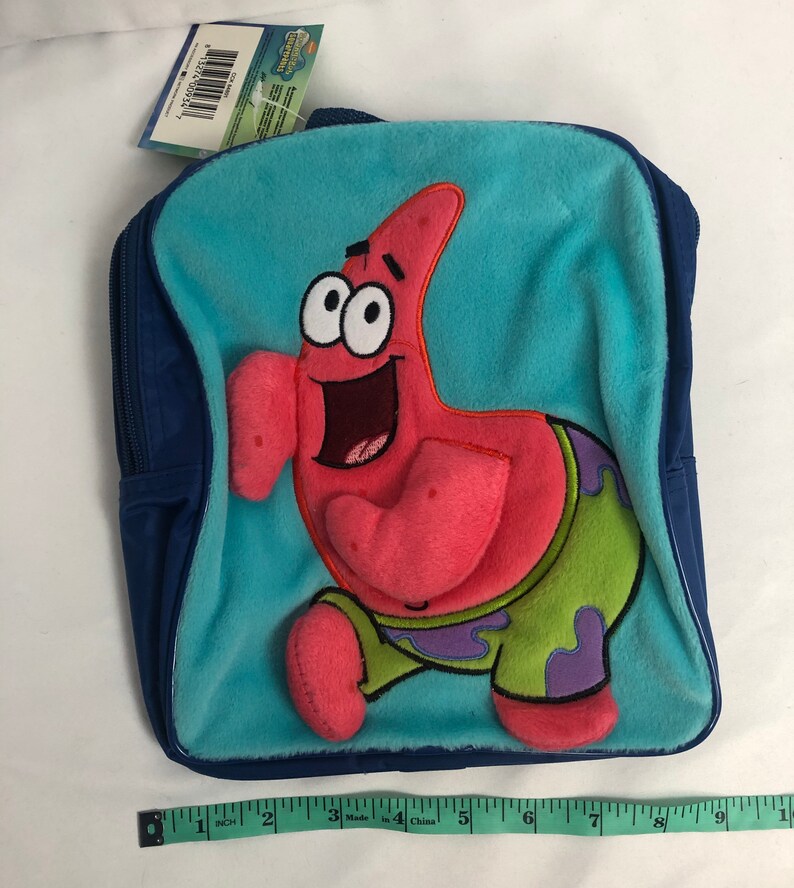 Fuzzy Patrick Star Backpack / Viacom / Nickelodeon / Sponge - Etsy