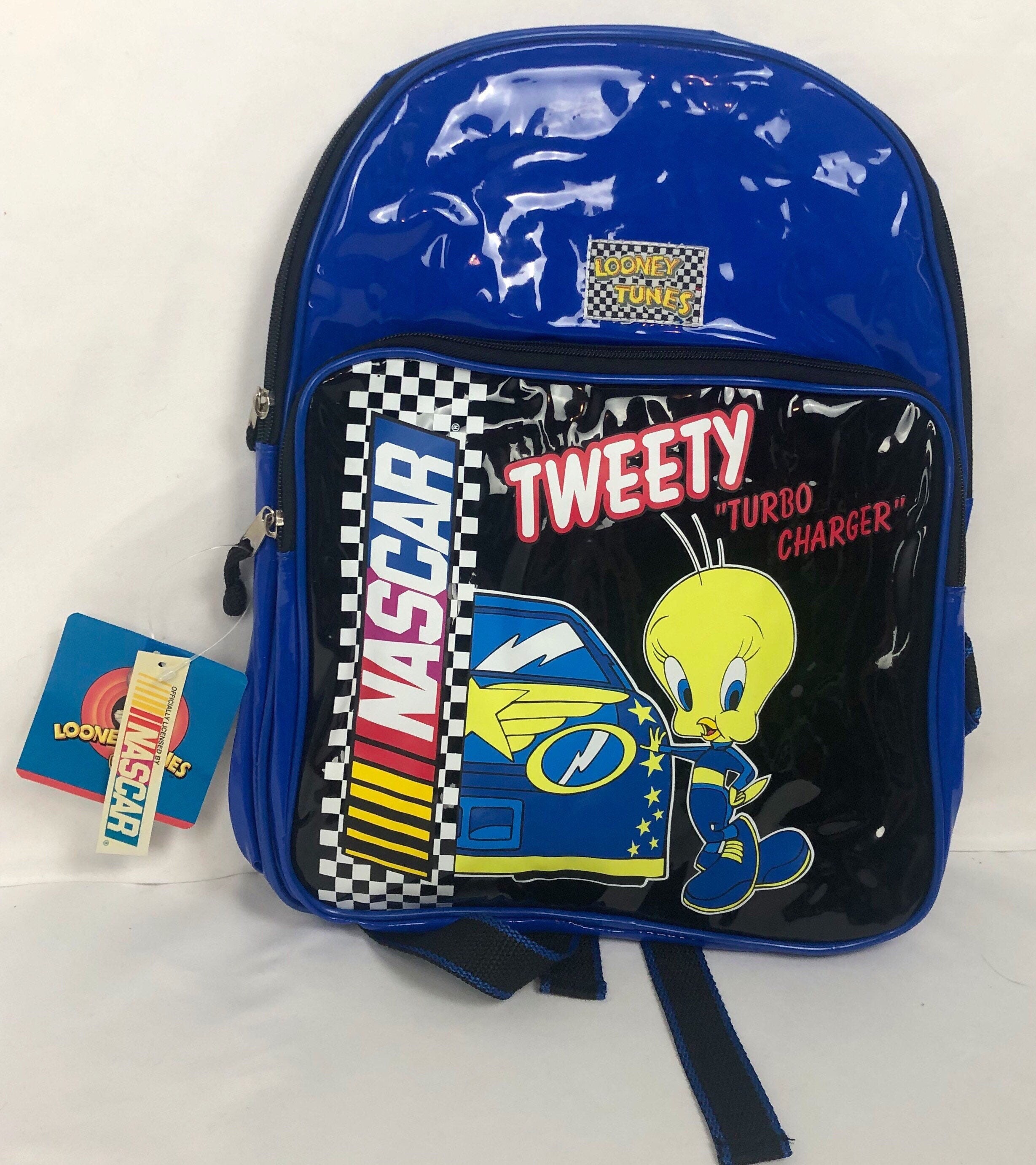 Y2K Blue Looney Tunes Tweety Bird Backpack / Plastic Vinyl / - Etsy