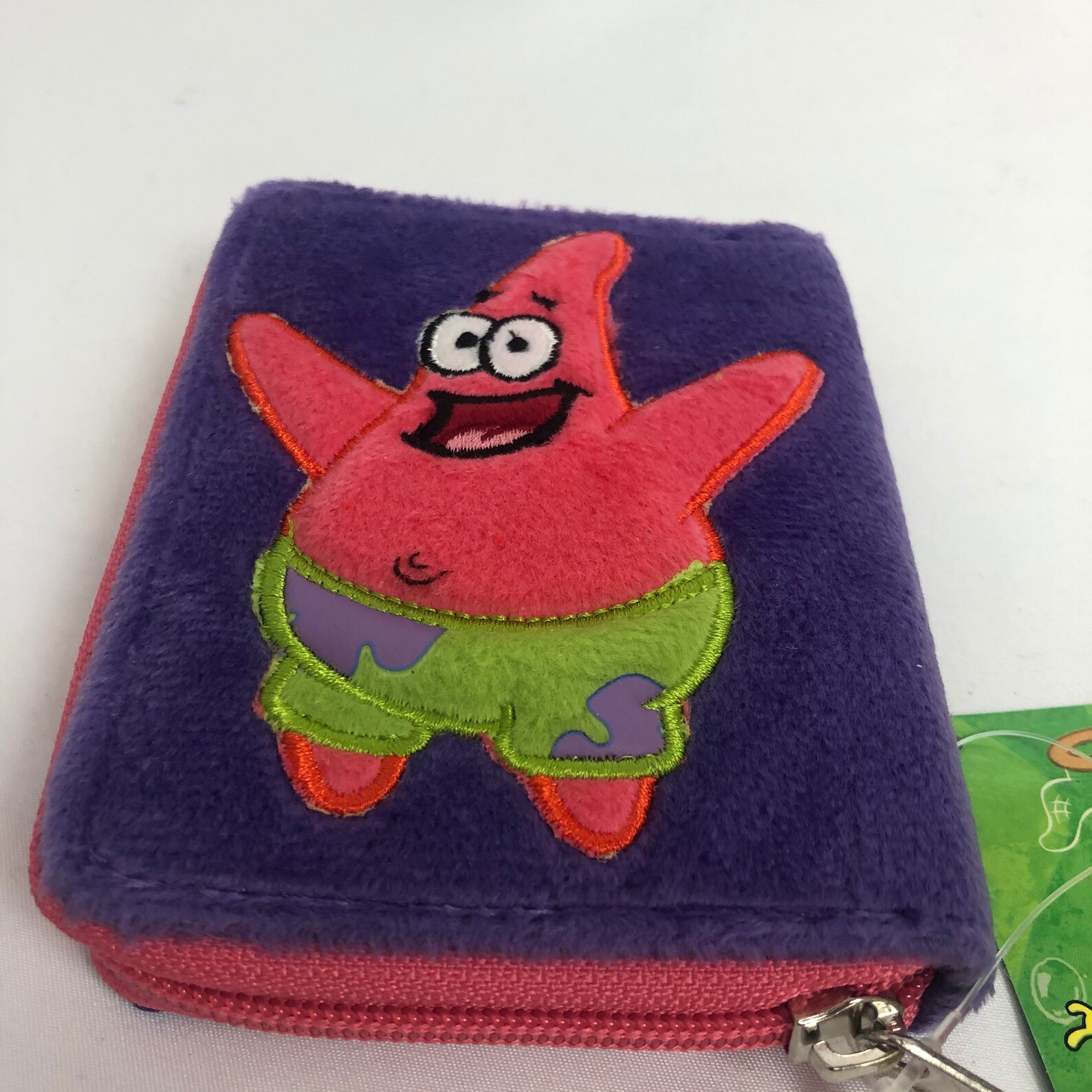 Fuzzy Patrick Star Wallet / Viacom / Nickelodeon / Sponge Bob ...