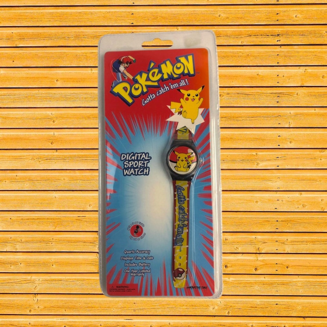 Vintage 1999 Pokemon Watches 90s Toy / Pikachu Viacom / 1990s ...