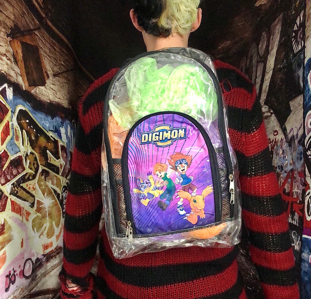 Digimon Mini Backpack / Anime Back Pack / Vintage Bag 1999 / Authentic ...