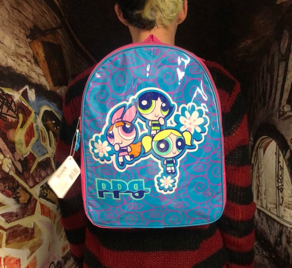 2000s Blue Powerpuff Girls Mini Backpack / Powerpuff Back Pack - Etsy