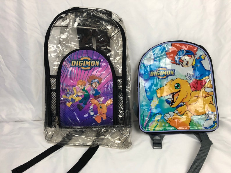 Digimon Mini Backpack / Anime Back Pack / Vintage Bag 1999 / - Etsy