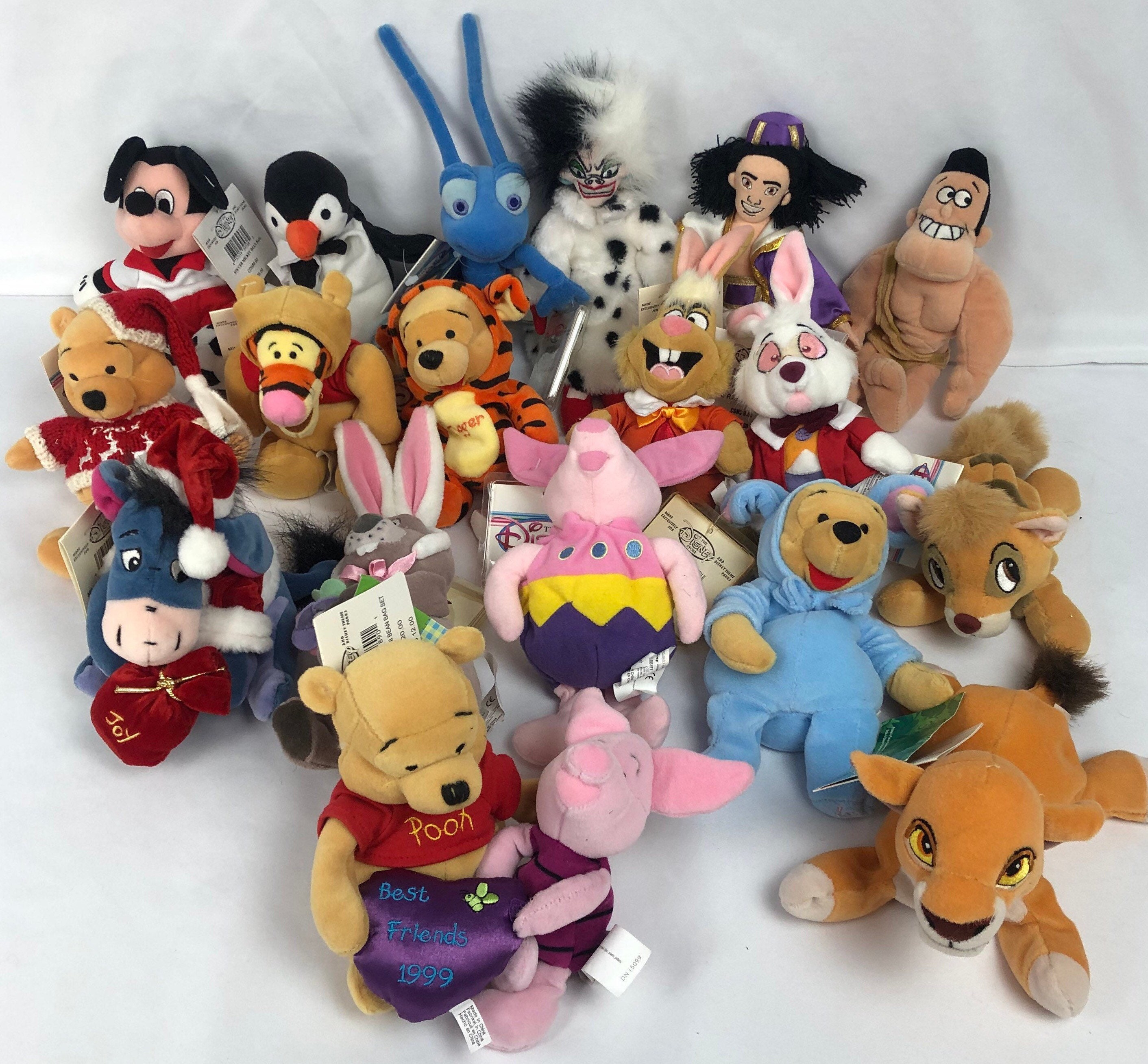 1999 Winnie the Pooh Stuffed Animals / Collectible The Disney | Etsy