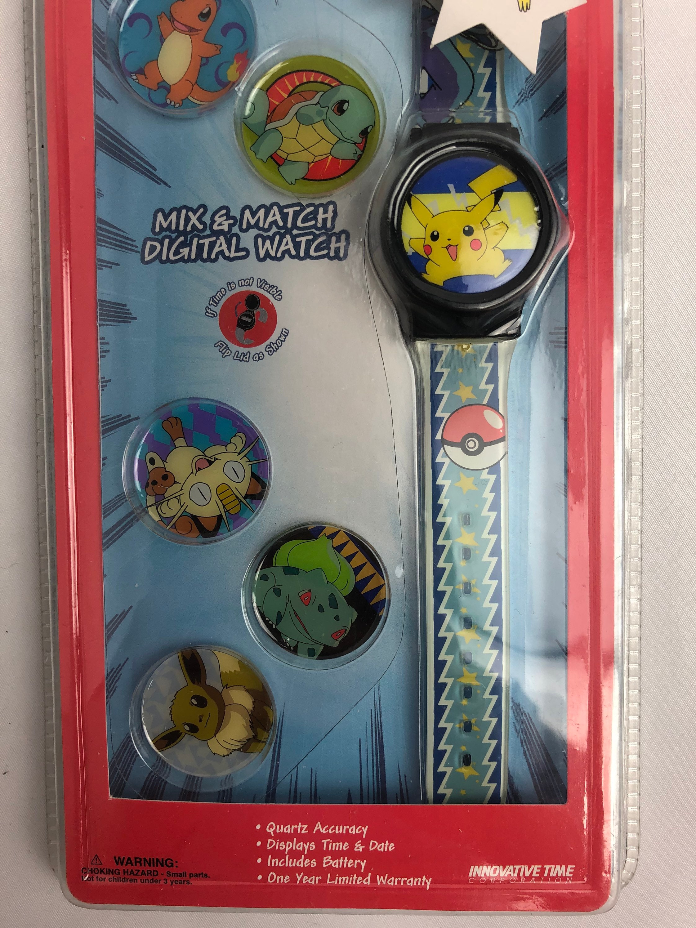 Vintage 1999 Pokemon Watches 90s Toy / Pikachu Viacom / 1990s - Etsy UK