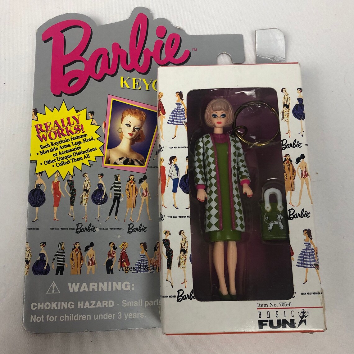 1995 Barbie Keychain / Vintage Mattel / Retro 60s / 90s Toy - Etsy