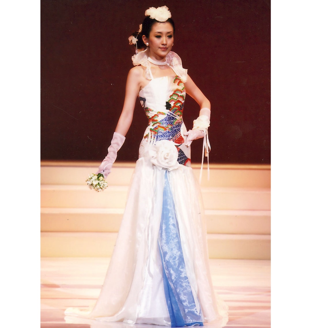 Utikake Kimono Dress Wedding Dress, Bridal Dress （15-02004） - Etsy