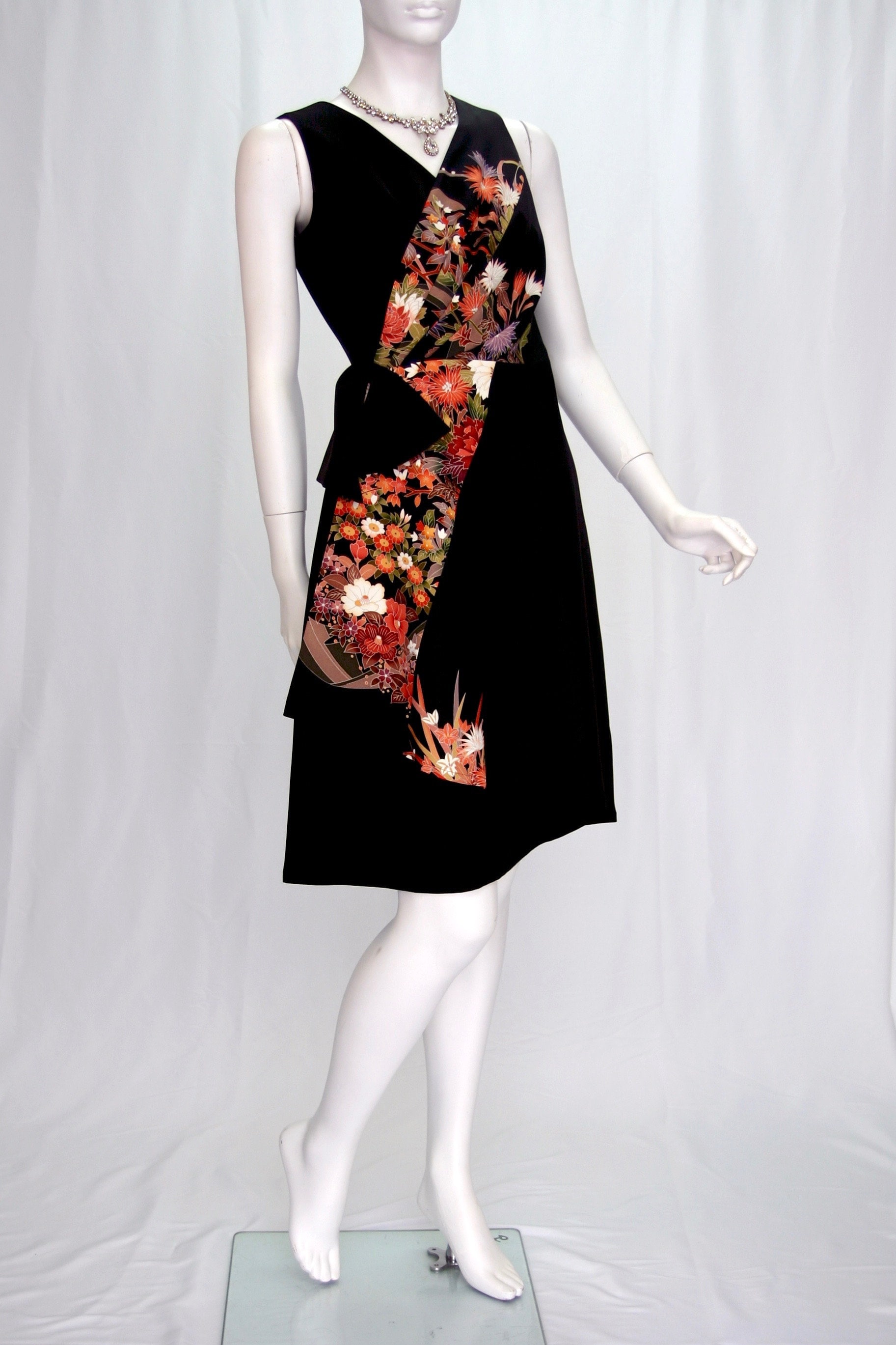 Wrap Dress, Kimono Dress, Japanese Dress, Formal Dress Using Wrap Dress, Kimono Dress, Japanese Dress, Formal Dress Using