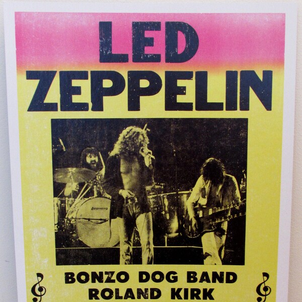 Led Zeppelin Concert Poster - Etsy