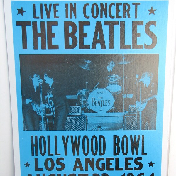 The Beatles Vintage Poster - Etsy