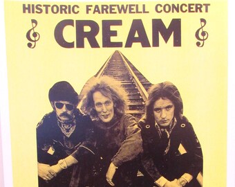 Cream Concert Poster - Etsy