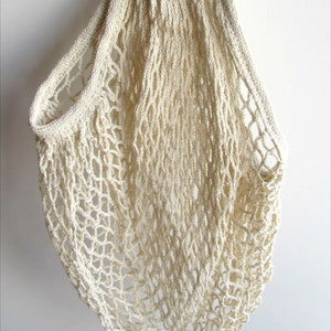 2 Net Bags Macrame Eco Friendly Reusable Net Bag Fishnet Macrame ...