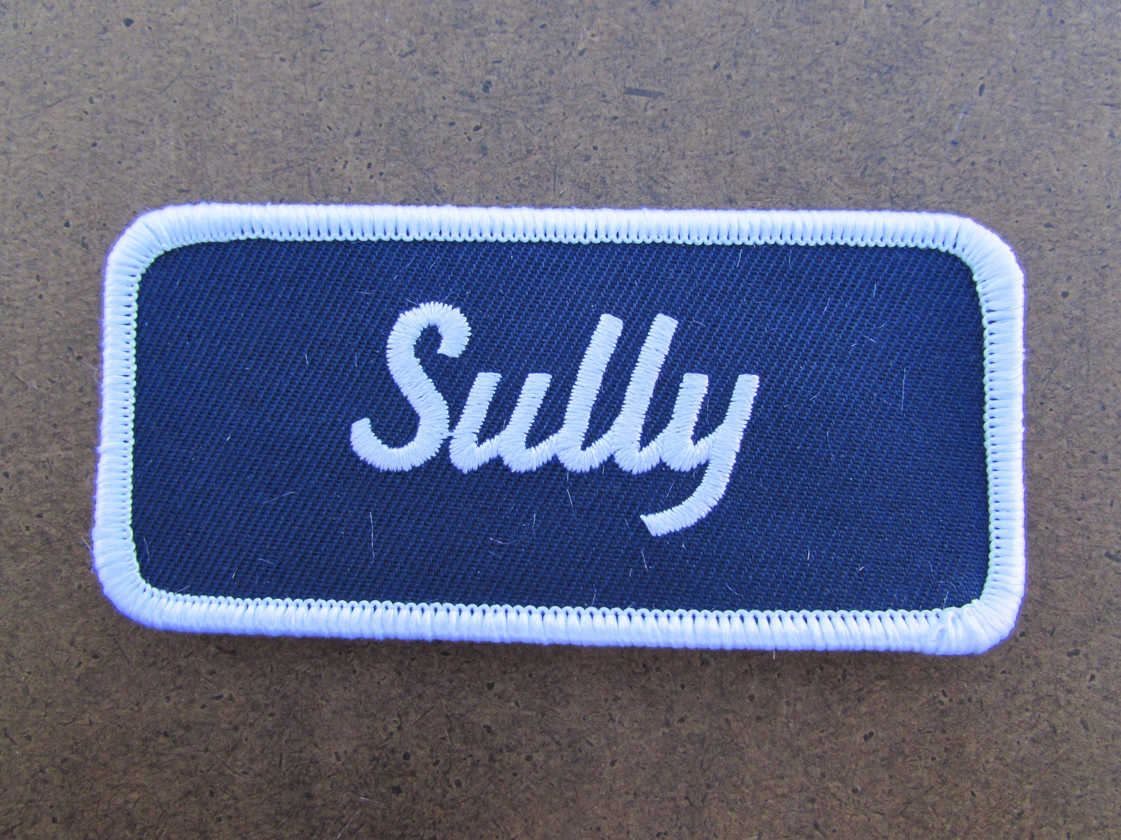 Name Sully Patch Sewn Uniform Personal Patch EMBROIDERED | Etsy