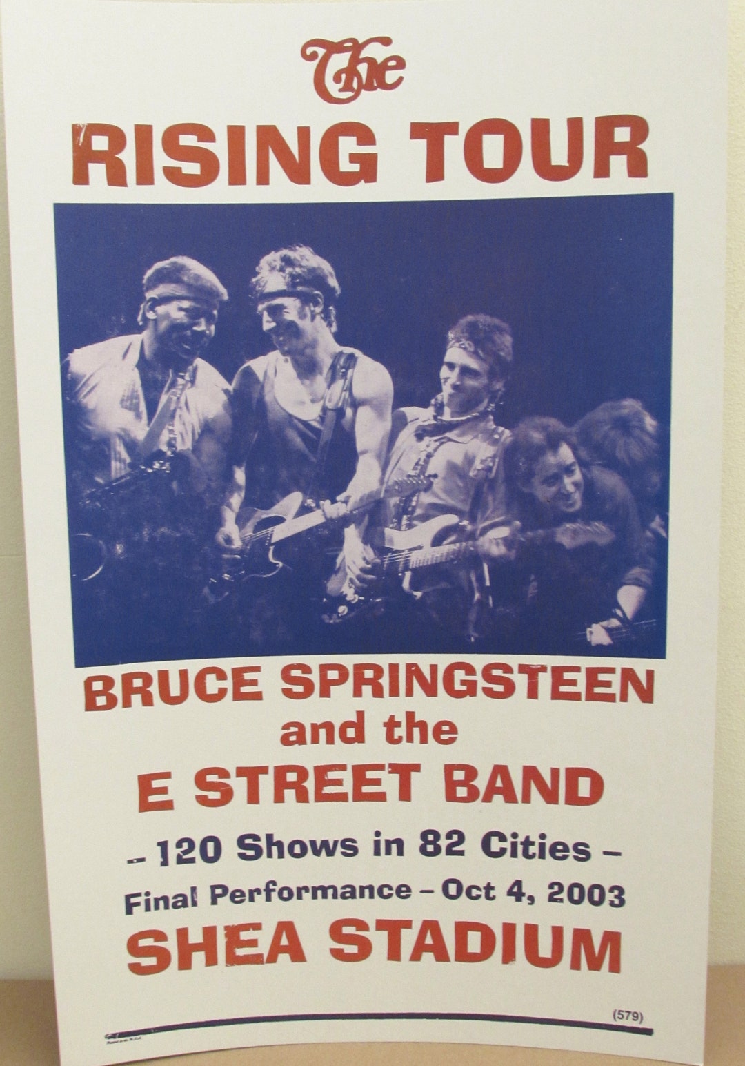 Bruce Springsteen Concert Poster 2003 Shea Stadium, NY 14x22 - Etsy France