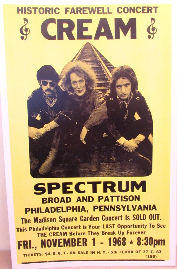 Cream Concert Posters