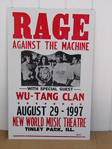 Vintage Rage Poster 14x22 - Etsy