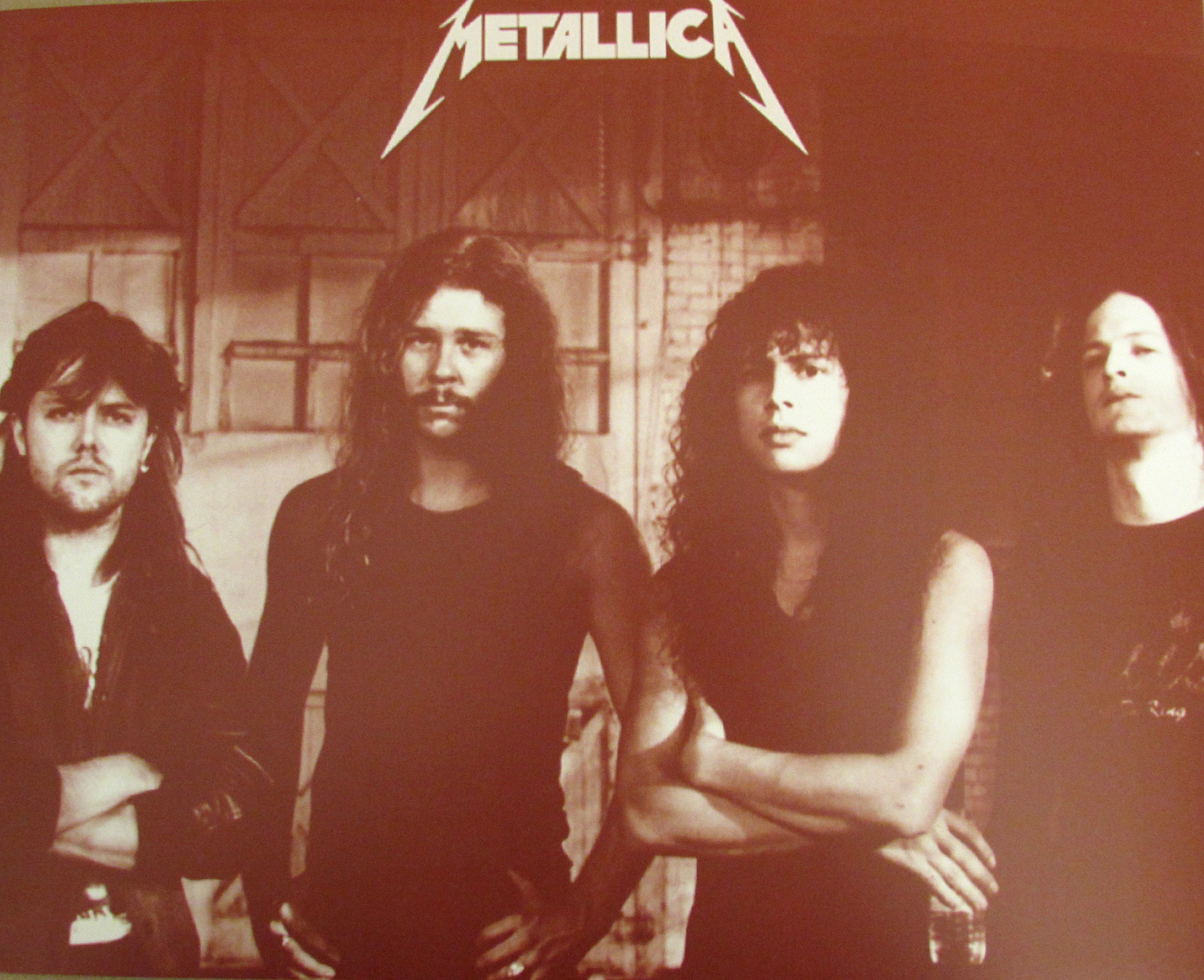 Metallica Poster Sepia 11x14 | Etsy