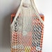 2 Net Bags Macrame Eco Friendly Reusable Net Bag Fishnet Macrame ...