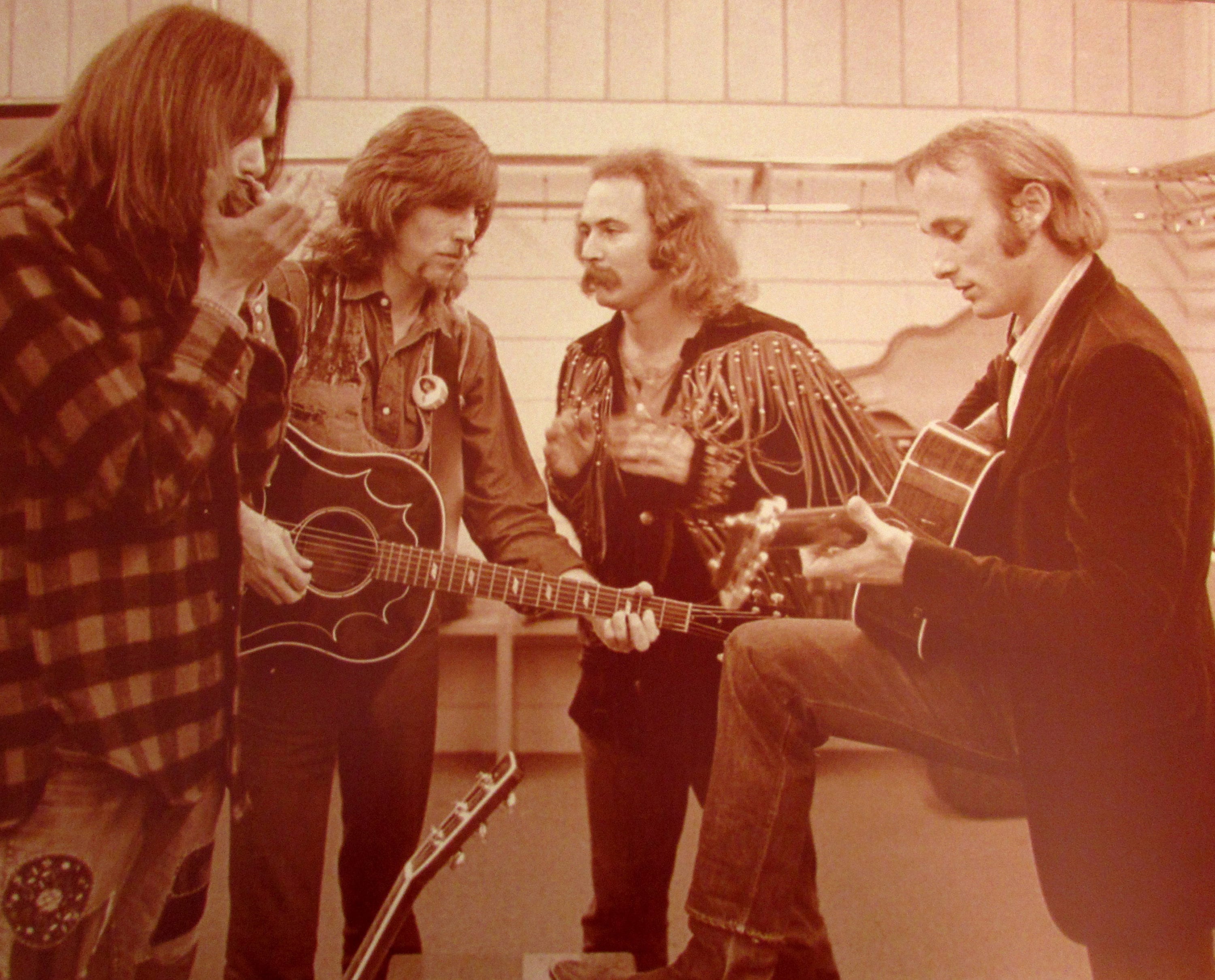 CSNY Poster Sepia 11x14 Crosby Stills Nash & Young - Etsy