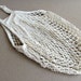 2 Net Bags Macrame Eco Friendly Reusable Net Bag Fishnet Macrame ...
