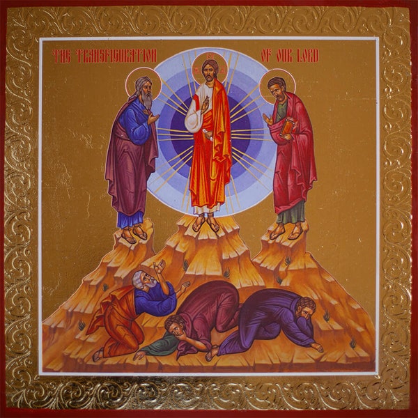 Transfiguration Icon - Etsy