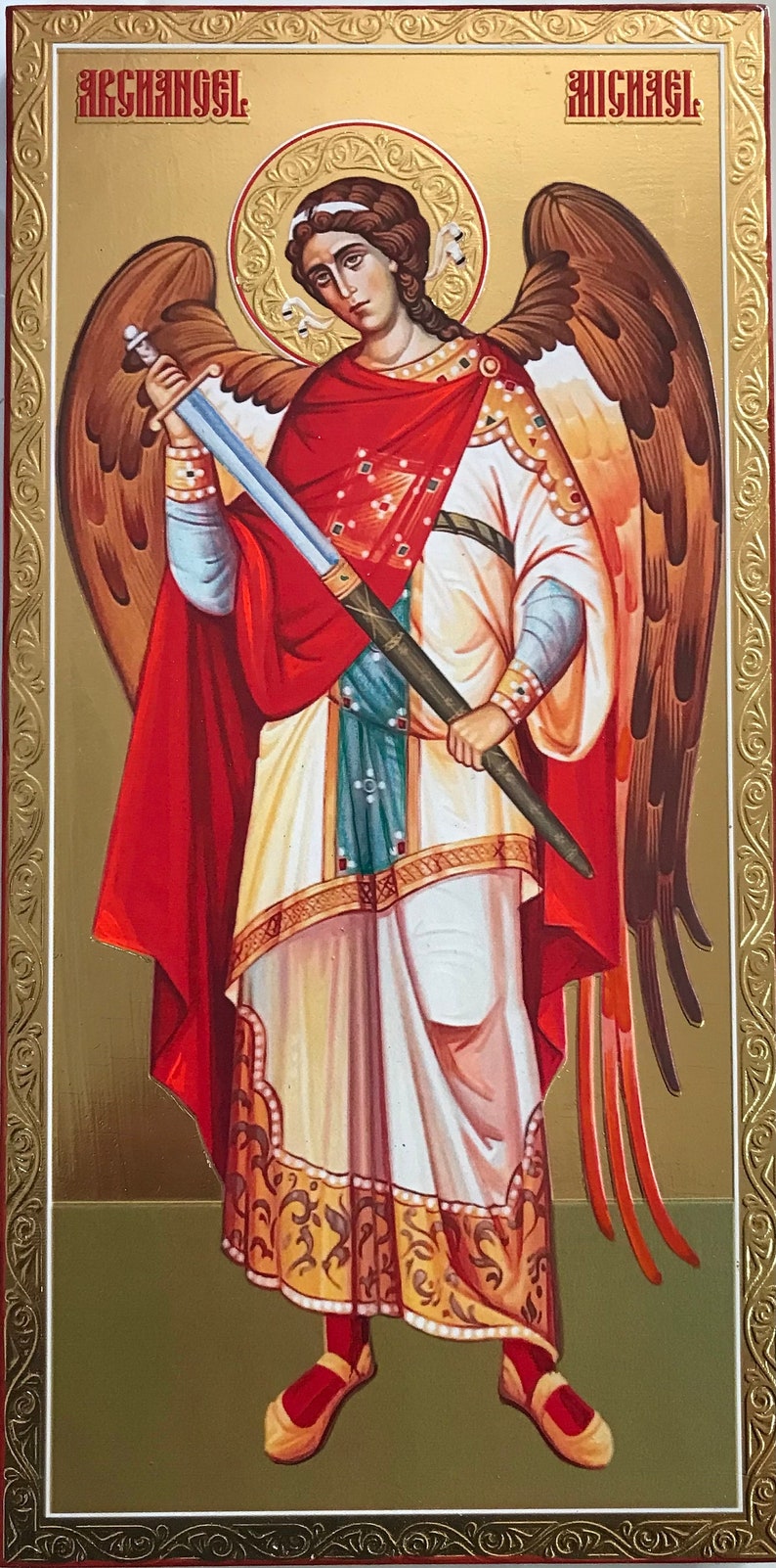 Archangel Michael ,orthodox Icon,religious Icons - Etsy