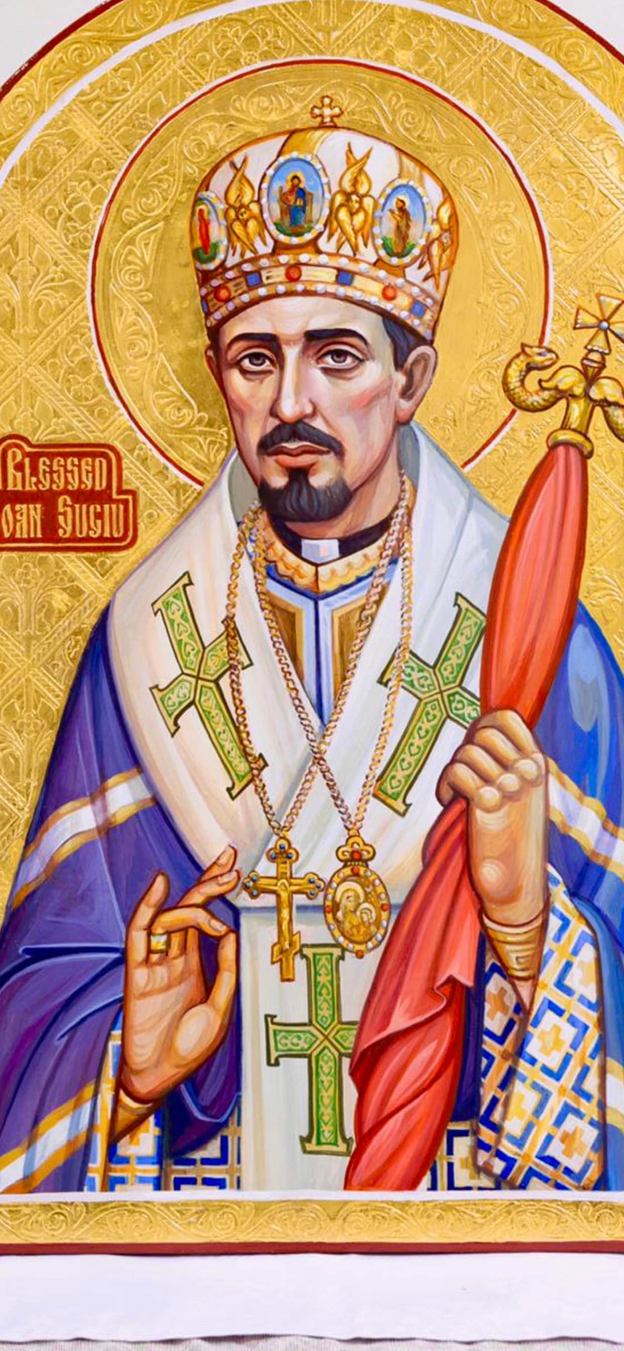 Byzantine Handmade Icon Replica of Blessed Ioan Suciu: A - Etsy