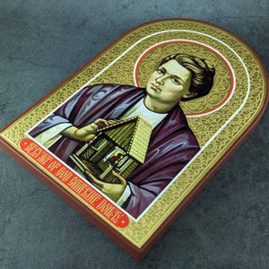 Byzantine Handmade Icon Replica: St. Catherine Doherty Greek Orthodox ...