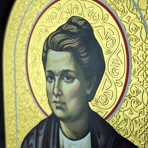 Byzantine Handmade Icon Replica: St. Catherine Doherty Greek Orthodox ...