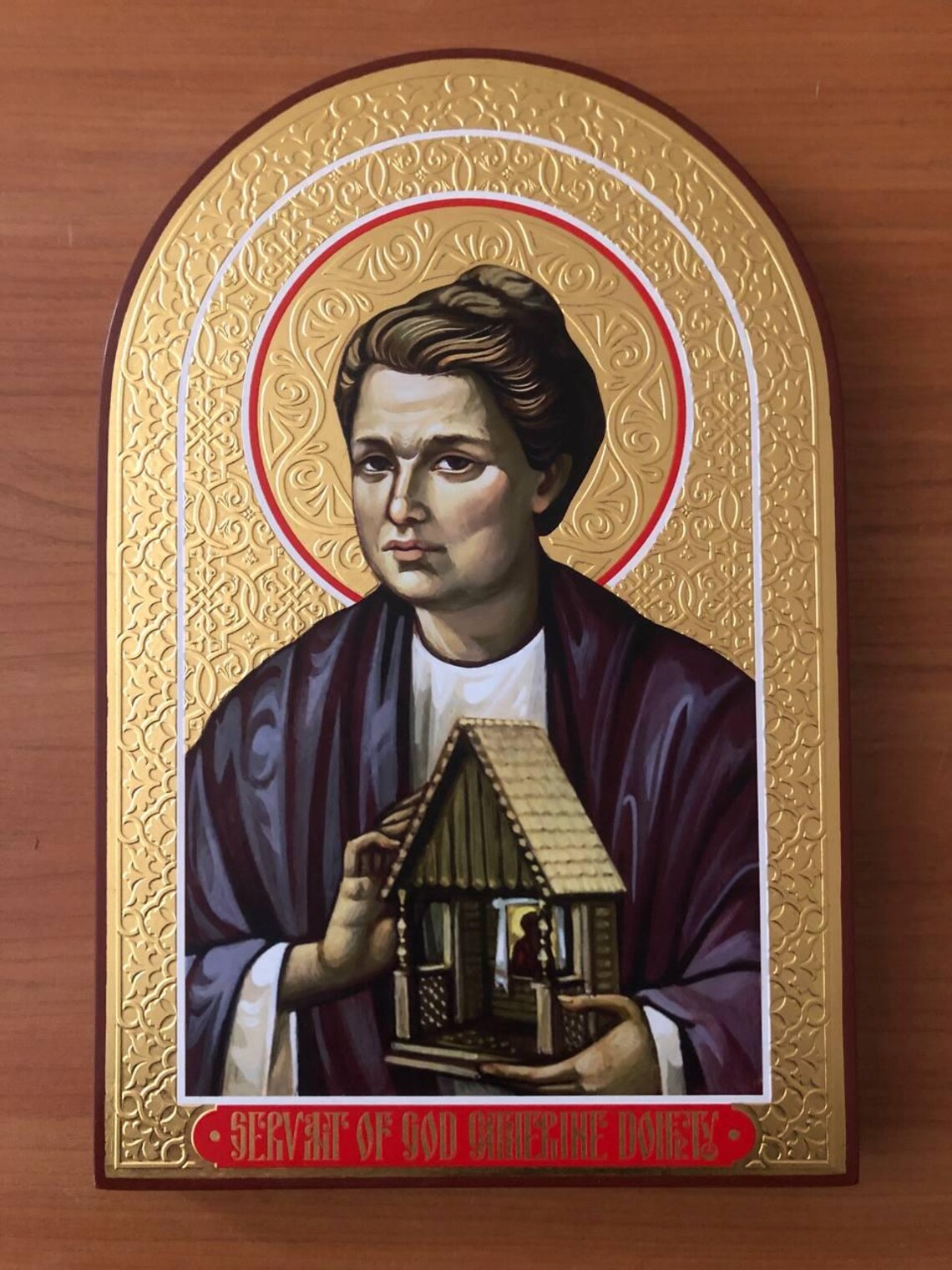 Byzantine Handmade Icon Replica: St. Catherine Doherty Greek Orthodox ...