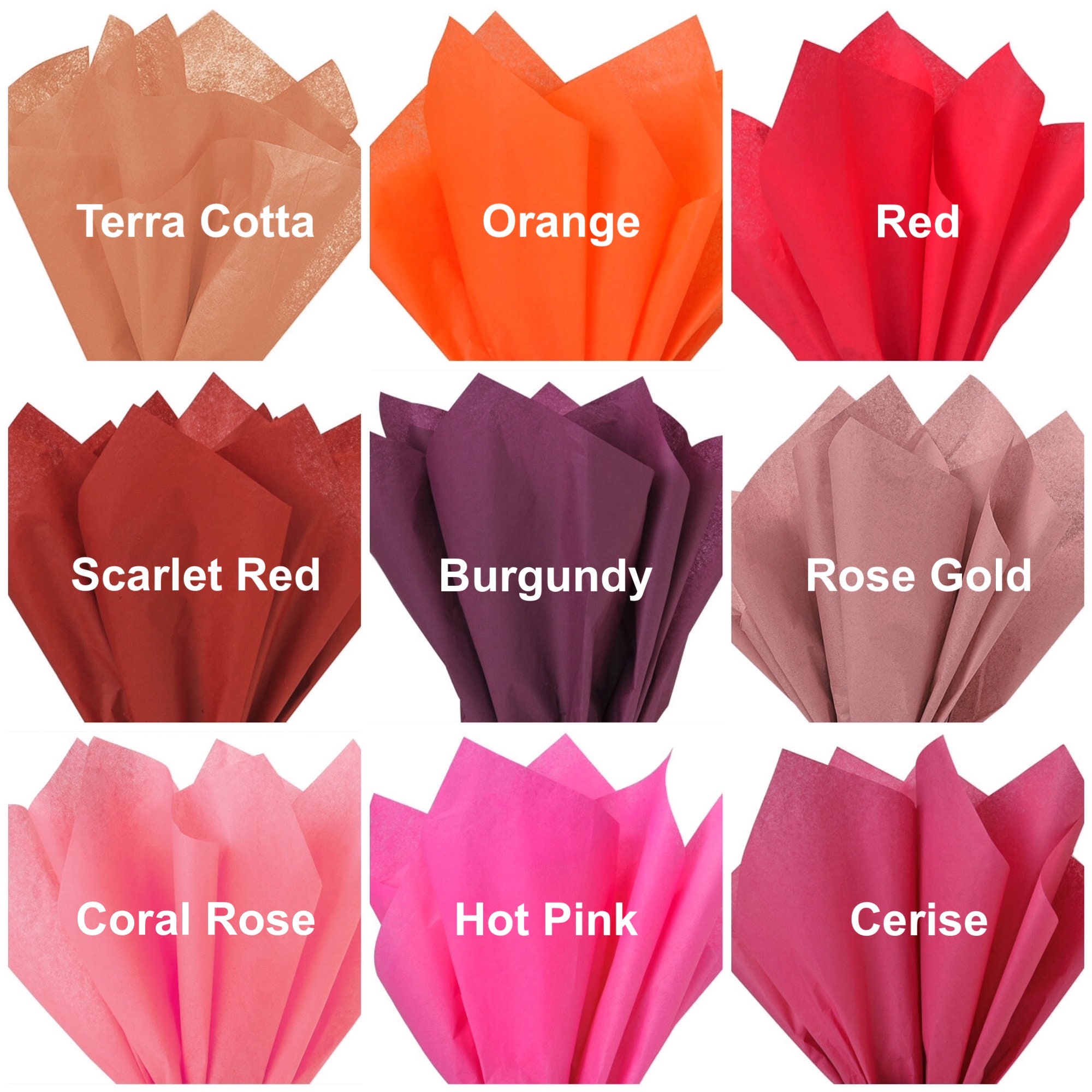 Color Bulk Recycled Tissue Paper - Gift Wrap, Packaging (20x30