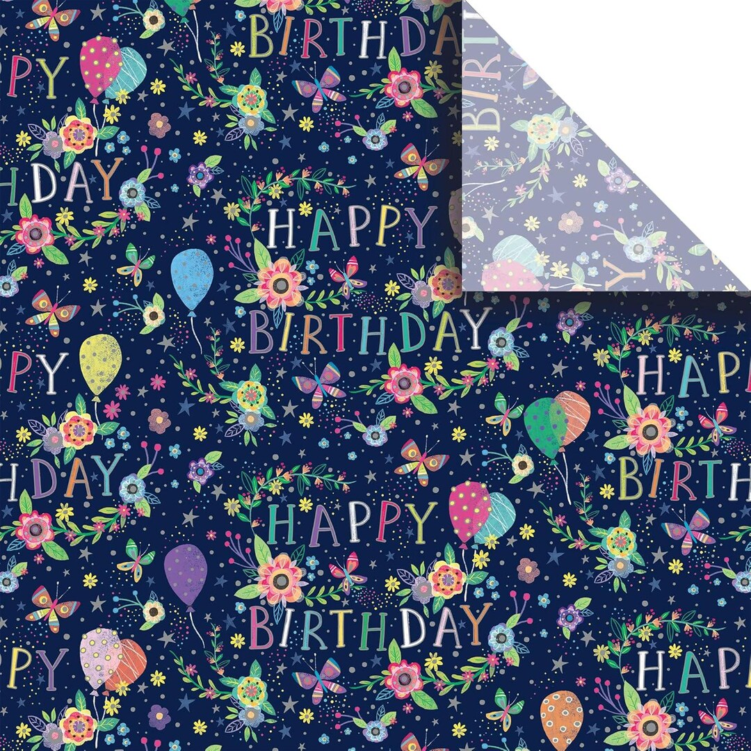 Happy Birthday Design Tissue Paper: Gift Wrap, Made in Italy (20x30 ...