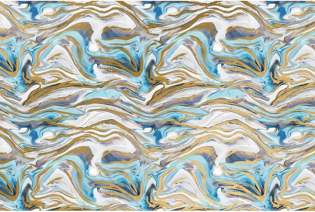Marbleized Blue White Tissue Paper-20x30",design Tissue Paper,gift ...