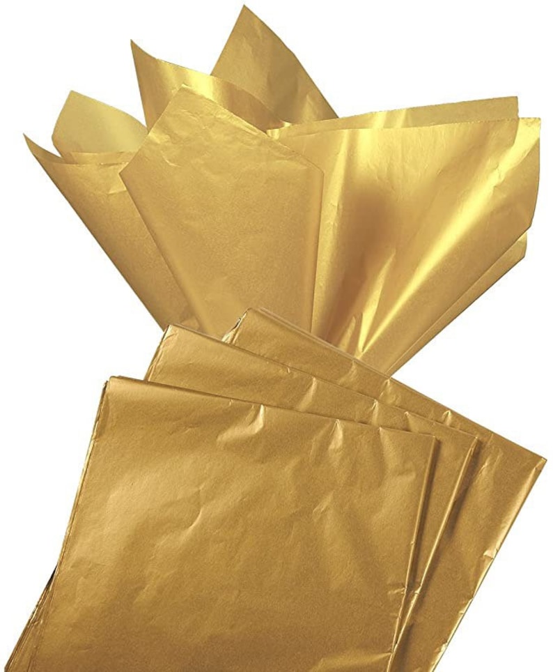 Gold Metallic Tissue Paper Tissue Paper Bulk Tissue Paper - Etsy