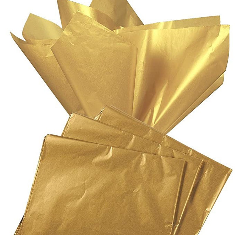 Gold Tissue Paper - Etsy