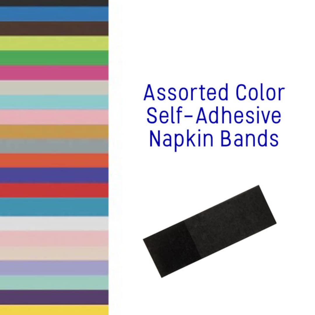 Self Adhesive Napkin Band Napkin Bands Tableware Self - Etsy